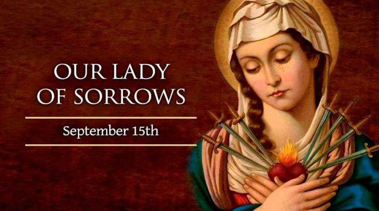Feast of Our Lady of Sorrows – St Mary’s Fort William